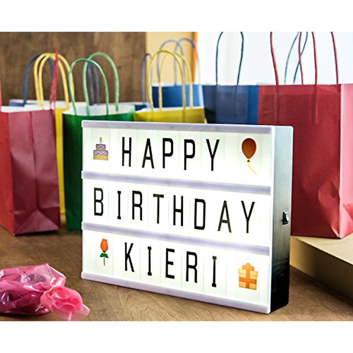 SE Cinema Light Box with 100 Characters - NBB1204CLB