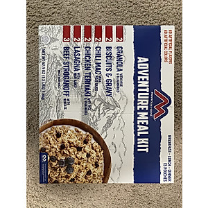 HM Mountain House Adventure Meal KIT, Breakfast - Lunch - Dinner, 13 Pouches