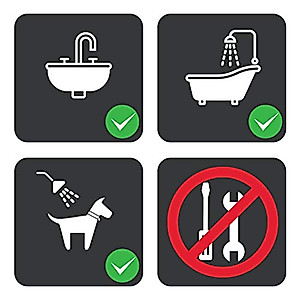 Chrome Cherry Tub Flo Stainless Steel Hair Catcher for Shower, Tub, and Sink Drains - Fits Most Drains with No Installation