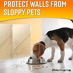 Wall Protector Sheets for Painted Wall. Clear Plastic Adhesive Film Stickers for Kitchen & Office from Oil Backsplash, Trash, Chair Back, Furniture, Scuff. Door Guards Shield Dog, Contact Paper