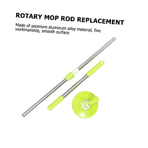 ORFOFE 1 Set Mop Pole Replacement Rotating Mop Handle Replacement Rotating Mop Rod Commercial Mop Rotary Mop Rod Mopa para Limpiar Pisos Handle Mop Rod Turnicate Kit Mopping Plastic Green