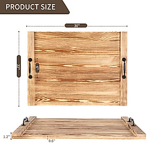 Noodle Board Stove Cover for Gas/Electric Stove Top- Wooden Stove Top Cover for Counter Space- Durable Wood Stove Top Cover Cutting Board -Sink Cover RV Stove Top Cover, Decorative Tray for Kitchen