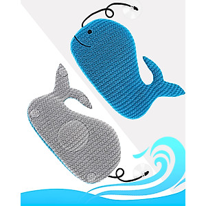 AOSYCO Hot Tub Scum Absorber, Reusable Oil Absorbing Sponge, Spa Defoamer Hot Tub Skimmer Accessories, Upgraded of Scum Bug Scumbug Scum Rays, S-C-U-M-R-A-Y Cleaner, 2Pack Cleaning Kit