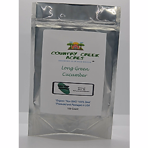 Cucumber, Long Green Improved, Non GMO, Heirloom, High Producer, 50 Seeds, Great Flavor, Easy to Grow