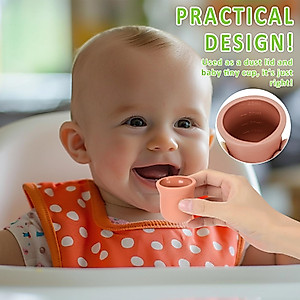 Eoopoon Silicone Baby Fruit Food Feeder Pacifier & Baby Food Freezer Tray Combo, Breast Milk Popsicle Freezer Molds Teether Toy for Babies 4-6, 12 Months, Baby Food Storage Containers Freezer (Lilac)