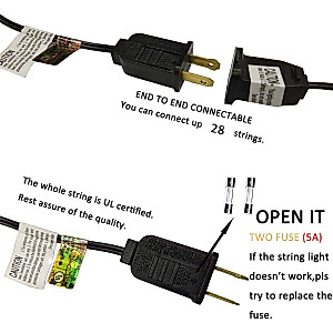 Romasaty 25FT LED Outdoor String Lights, G40 LED Globe Patio String Lights with 27 Shatterproof LED Clear Light Bulbs, Decorative Lighting for Garden Porch Backyard Gazebo Party Decor-Black Wire