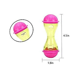 PUMEXFE 3 PCS Reptile Enrichment Toy Ball Bearded Dragon Toys Reptile Tank Decor Reptile Feed Toys for Lizard, Bearded Dragon, Gecko, Small Animals (Blue)