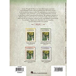 Journey Through the Classics: Book 2 Late Elementary: Hal Leonard Piano Repertoire