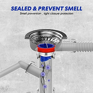 OSALADI 4PCS Drain Backflow Preventer Shower Floor Drain Backflow Preventer One Way Drain Valve Sewer Core for Floor Water Drainage