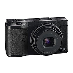 Ricoh GR IIIx Digital Camera with Soft Case, Rechargeable Lithium-Ion Battery and 64GB SD Card Bundle (4 Items)