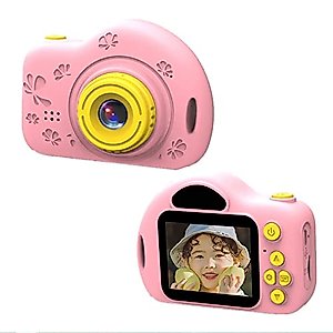 Portable Mini Camera Children's Cartoon Digital Camera Puzzle Can Make Video Games Sports Cameras Photography Toys and Gifts