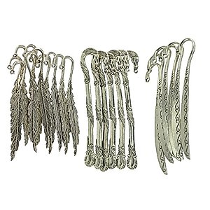 22 Pieces Beading Bookmarks with Loop for DIY Making Crafts