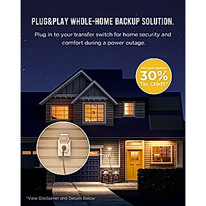 EF ECOFLOW Portable Power Station DELTA Pro, 3.6KWh Expandable Portable Home Battery(LiFePO4), 3600W AC Output, Solar Generator (Solar Panel Not Included) For Home Backup, RV, Travel, Outdoor Camping