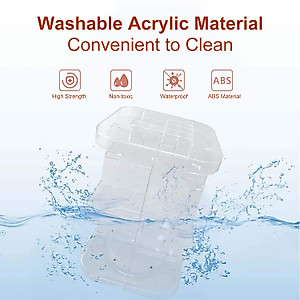 DreamGenius 360 Rotating Makeup Organizer, DIY Adjustable Makeup Carousel Spinning Holder Storage Rack, Large Capacity Make up Caddy Shelf Cosmetics Organizer Box, Best for Countertop, Square