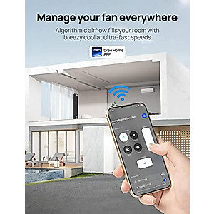 Dreo Smart Tower Fan for Bedroom, Standing Fans for Indoors, 90° Oscillating, 26ft/s Velocity Quiet Floor Fan with Remote, 8H Timer, Voice Control Bladeless Fans for Indoors, Works with Alexa