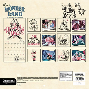 2023 Disney Alice and Wonderland Wall Calendar