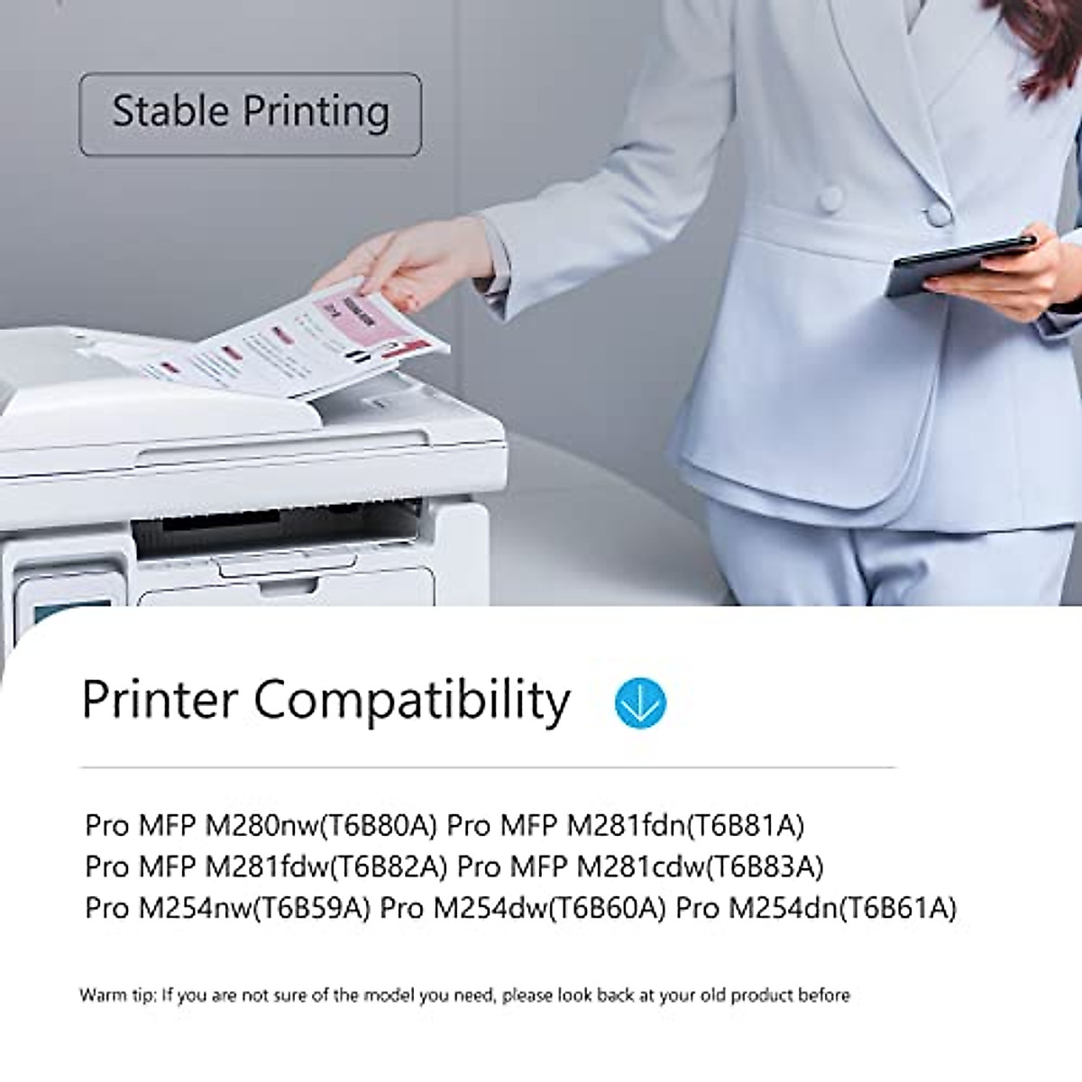 202X Toner Cartridges High-Yield 4-Pack(1BK/1C/1M/1Y) - UOTY Compatible CF500X CF501X CF502X CF503X Toner Replacement for HP Pro MFP M280nw M281fdn M281fdw M281cdw M254nw M254dw M254dn Printer