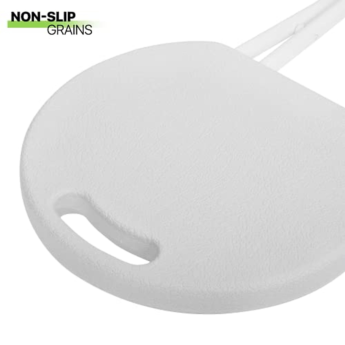 Magshion Foldable Stool with Handle Indoor Outdoor 6 Pack Backless Folding Stool 230lbs Capacity, 18 Inch White