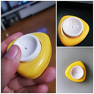 Jawbush Magnetic Egg Piercer for Raw Eggs, Egg Hole Poker Puncher with Magnetic Base & Safety Lock to Get Good Hard Boiled Eggs, Easy Egg Peeler Shell Remover with Retractable Pin