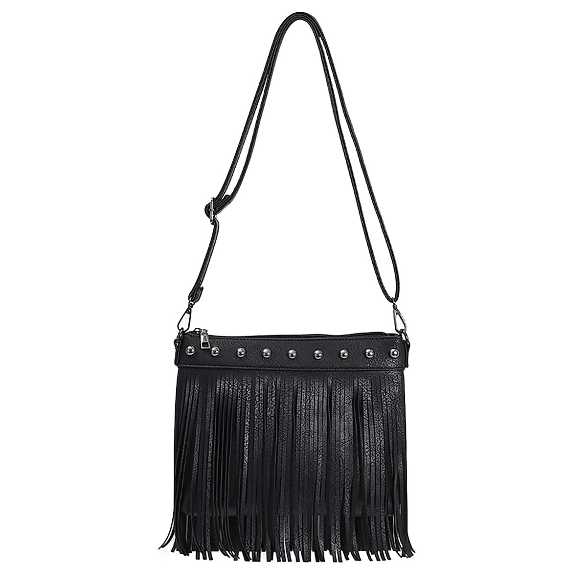 Emprier Women Hobo Fringe Crossbody Purse Vintage Small Tassel Shoulder Handbags