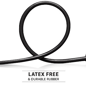 Classic Dual Head Stethoscope for Medical and Home use - Ideal for Nurses, Medical Students, Doctors, EMTs - Diagnostic Stethoscope for Basic Heart + Lung assessments (Black)