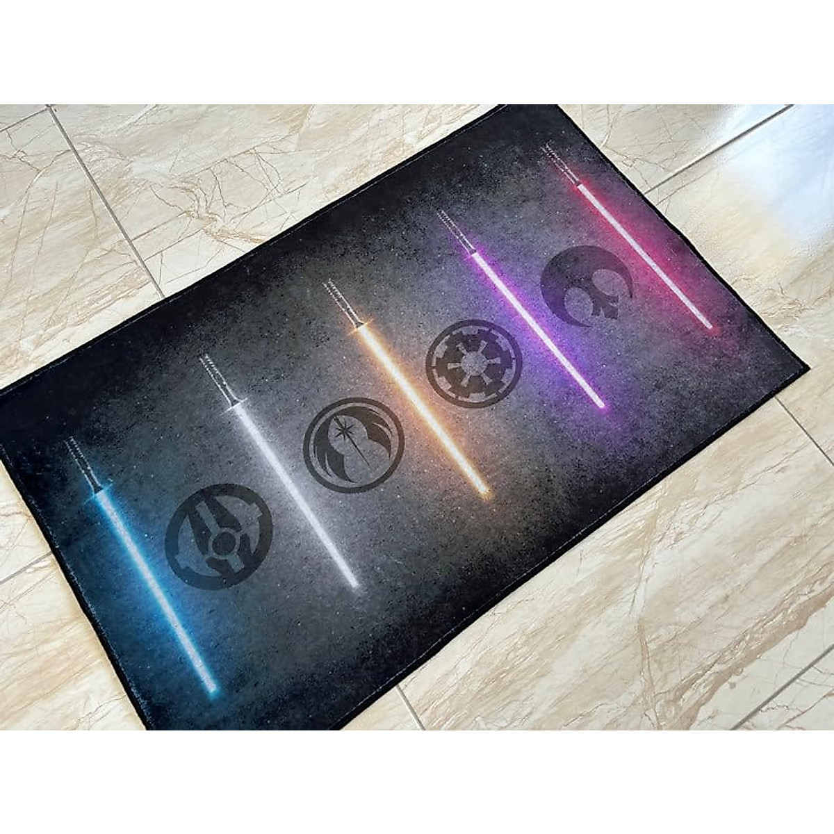 Generic Starwars Rug, Starwars Emblem Rug, Boys Room Rug NL396.3 (47”x70”)=120x180cm = 3.9 ft x 5.9 ft