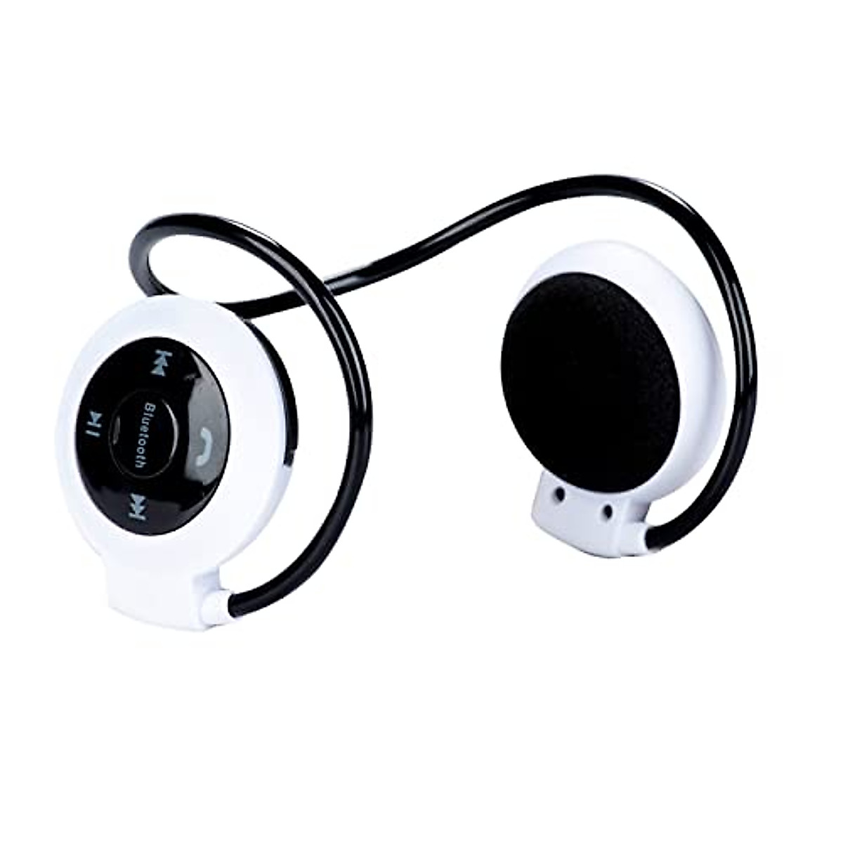 WONFAST MINI-503 Wireless Bluetooth Music Stereo Universal Headset Headphone MP3 Player Support TF Card Earphone for Cell Phone Smartphones Outdoor Driving Biking (White)