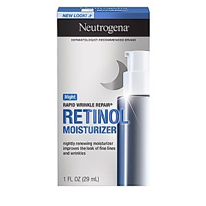 Neutrogena Rapid Wrinkle Repair Anti-Wrinkle Night Accelerated Retinol SA Facial Moisturizer, 1 fl. Oz