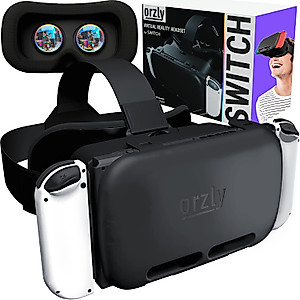 Orzly Ultimate Geek Pack & VR Headset for Nintendo Switch - Bundle Pack