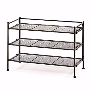 Berkley Jensen Heavy Duty 3-Tier Utility and Shoe Rack - Bronze 15909