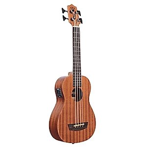 Kala Brand Music Co., 4-String Ukulele, Natural, Ubass WNDR-FS