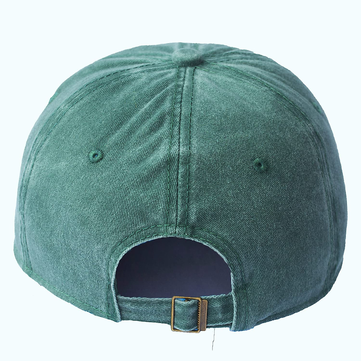 Women Wildflower Hat - Garden Baseball Hat ，Embroidered Floral Green Baseball Hat,Green