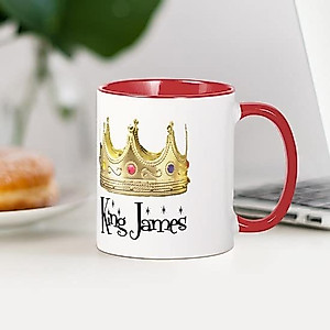 CafePress King James Mug Ceramic Coffee Mug, Tea Cup 11 oz