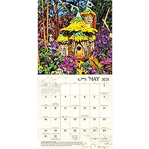 Fairy Houses 2021 Wall Calendar