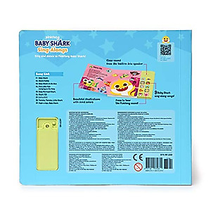 Baby Shark Sing-Alongs 10 Button Sound Book | Baby Shark Toys | Learning & Education Toys | Interactive Baby Books for Toddlers 1-3 | Gifts for Boys & Girls