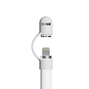 TechMatte Magnetic Replacement Caps Compatible with Apple Pencil 1st Generation-Cap Tether Included (2 Pack)