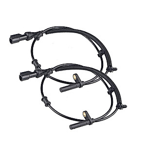 WMPHE Compatible with 1 Pair Front Left & Right ABS Wheel Speed Sensor Ford F150 2005 2006 2007 2008, Lincoln Mark LT 2007 2008, Replace OEM 7L3Z-2C204-A 695-044, Only for RWD Models