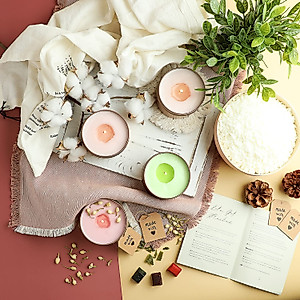 Etienne Alair Natural Soy Wax Kit - Includes; 10 Lbs Soy Candle Wax Flakes, 100 Cotton Wicks, 2 Wick Holders.