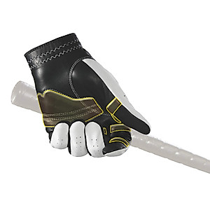 New Improved 2X Long Lasting Bionic RelaxGrip Golf Glove with Patented Double-Row Finger Grip System (Men's Medium, Worn on Left Hand)