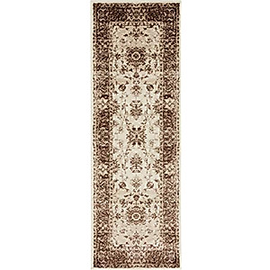 Unique Loom Rushmore Collection Area Rug - Lincoln (2'x 6' 1" Runner, Cream/ Beige)