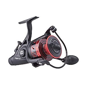 Penn Fierce Iii Live Liner Spinning Fishing Reel, Red, Black, 6000 - Plastic Clam