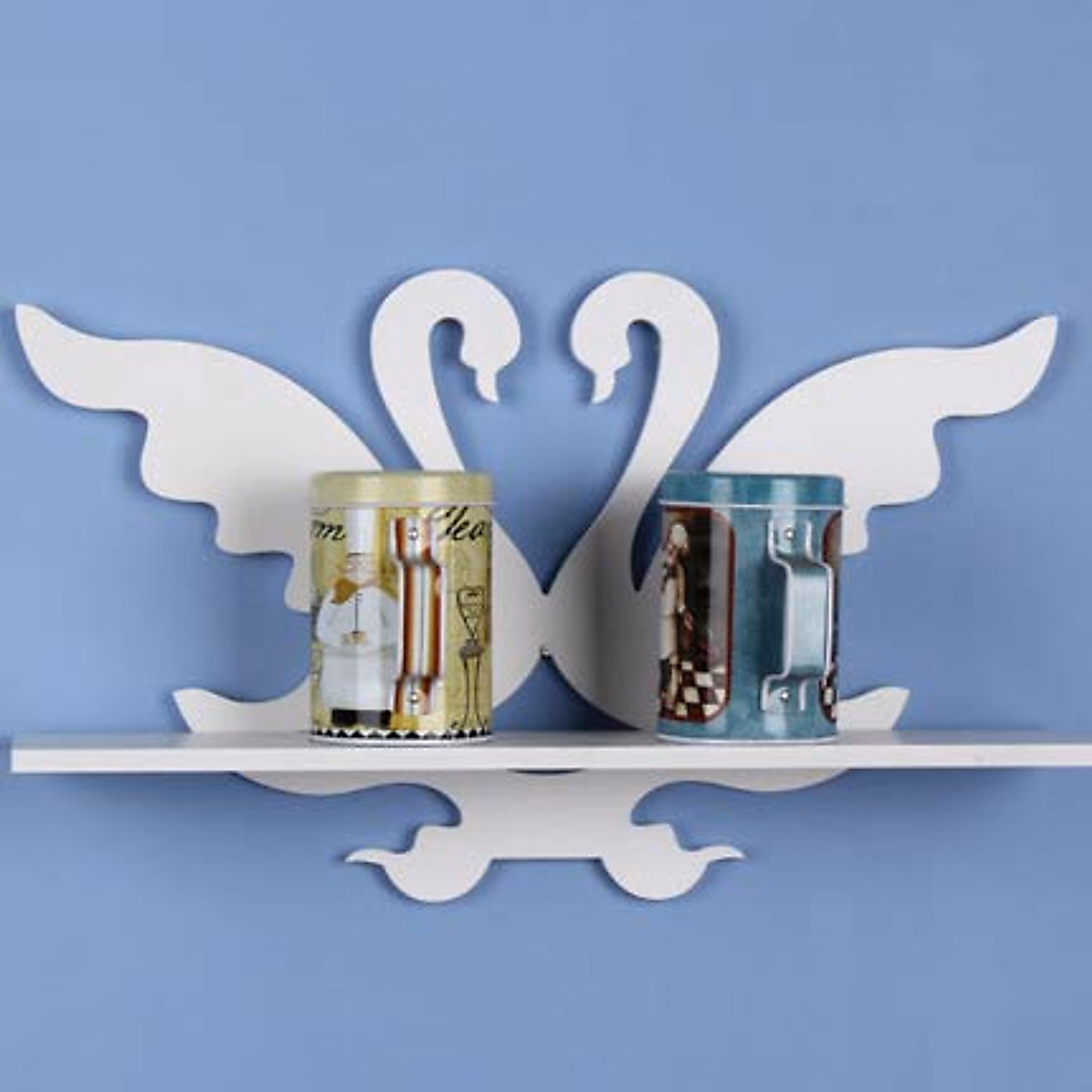 Vomivu Floating Shelves for Wall - Little Swan Shelf Which Suitable for Wall Decoration in Bedroom, Kitchen, Living Room and Bathroom