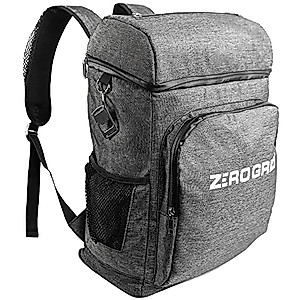 Backpack Cooler Insulated Leak Proof Bag 32 Cans for The Beach, Hiking, Picnic, Ice Down and Keep Food and Drink Cool for The Day, Cooler Bookbag Men and Women, Large and Small Compartment Storage