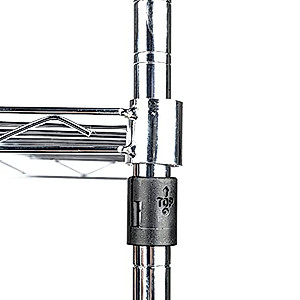 NC Portable Simple Assembly Wardrobe Hanger Closet Storage Rack System Kit Expandable Clothes Storage Metal Rack Storage Cabinet Shoe Cabinet-Silver