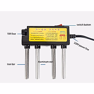 SaiDian 1Pcs Water Electrolyzer Tester Electrolysis Iron Bars TDS Tester Meter Quick Water Quality Tester Water Purity Filter Measuring Tool
