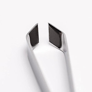 JapanBargain 1884, Set of 4 Japanese Fish Bone Tweezers Stainless Steel Flat and Slant Puller Plier Remover Tool, Made in Japan