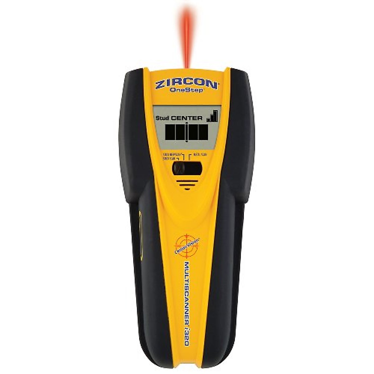 Zircon MultiScanner i320 OneStep Center-Finding Stud Finder with Metal Scanning and DVD How-To Guide