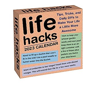 Life Hacks 2023 Day-to-Day Calendar: Tips, Tricks, and Daily DIYs to Make Your Life a Little More Awesome