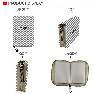 Poceacles Tie Dye Print Women Men Cards Organzier Small Wallet with Zip Around, 20 Card Slots Leather Accordion Credit Card Holder Wallet