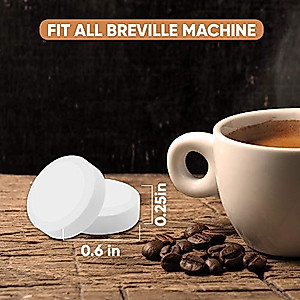 CleanHike Espresso Machine Cleaning Tablets - (100 Tablets) For Breville, Jura, Miele, and Universal Coffee Machine for All Brands - Professional Coffee Grease and Residue Cleaner for Baristas (1)